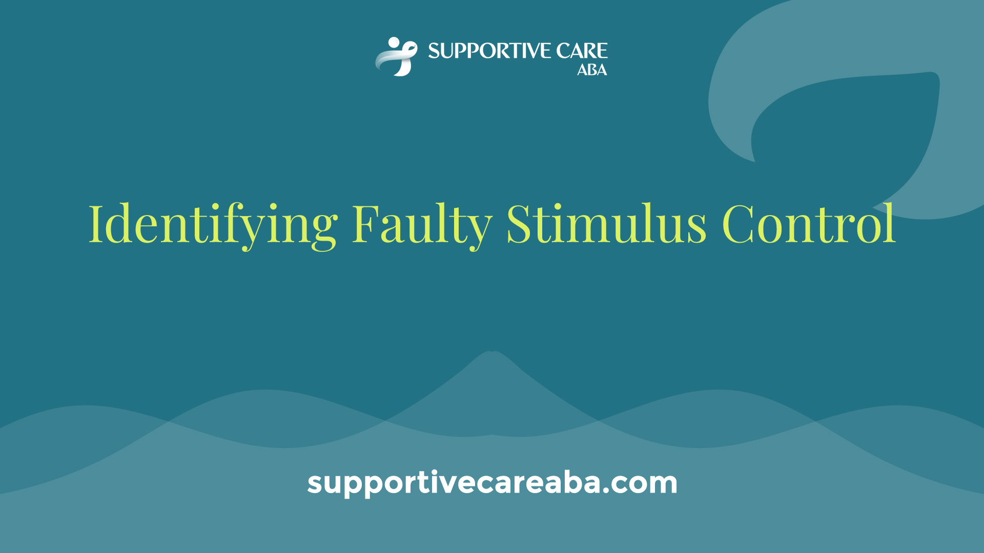Effects of Faulty Stimulus Control